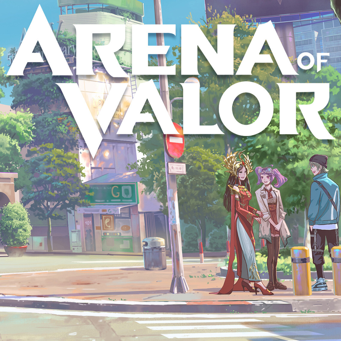 ArtStation - Ben Thanh Market - Garena Arena Of Valor Background Artwork
