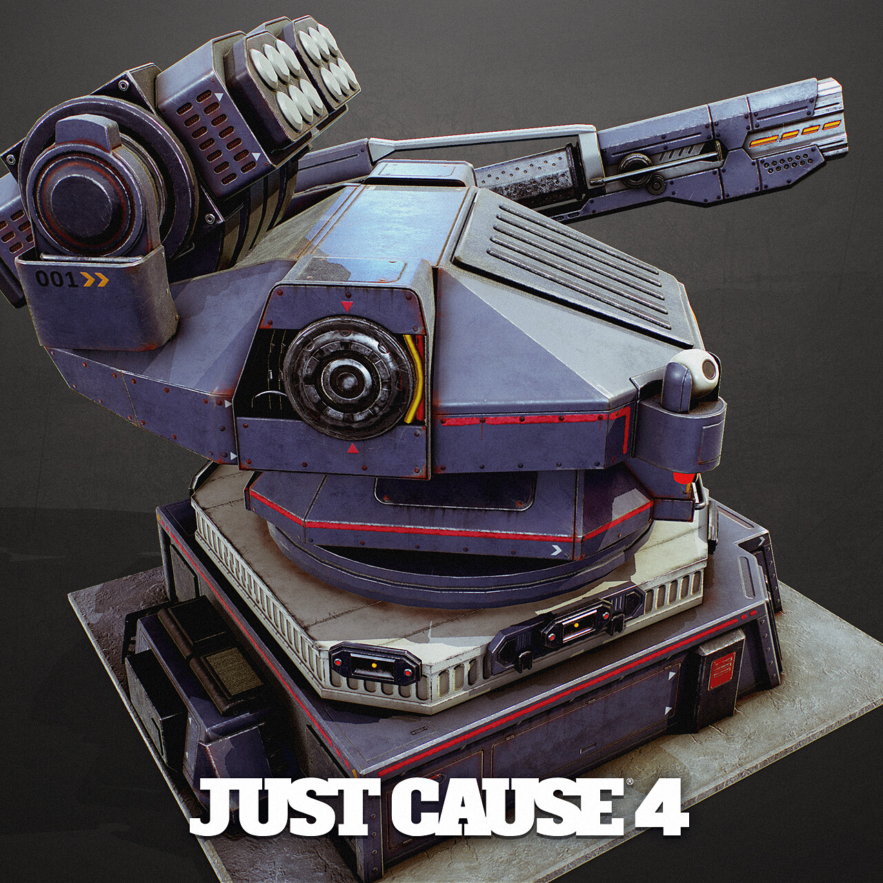 ArtStation - JC4: Laser Cannon Turret