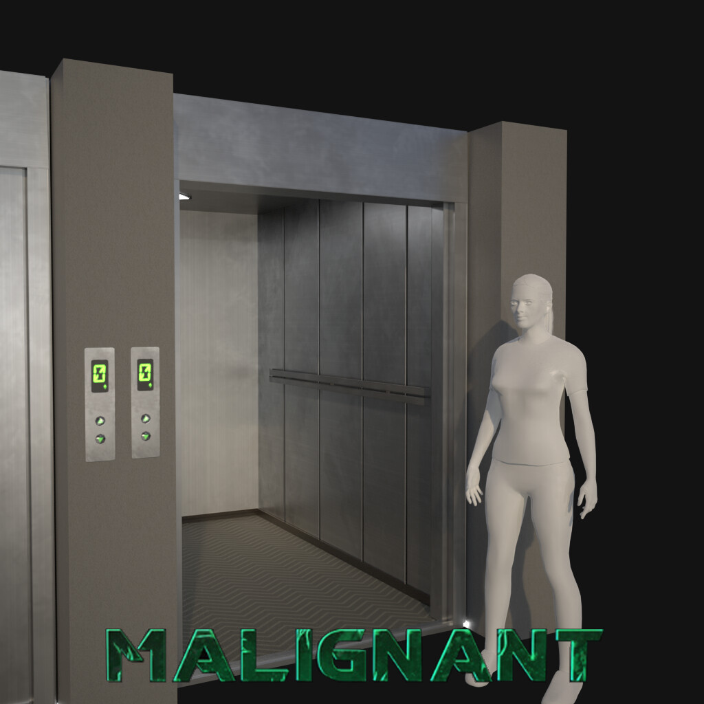 ArtStation - Elevator Modular Model