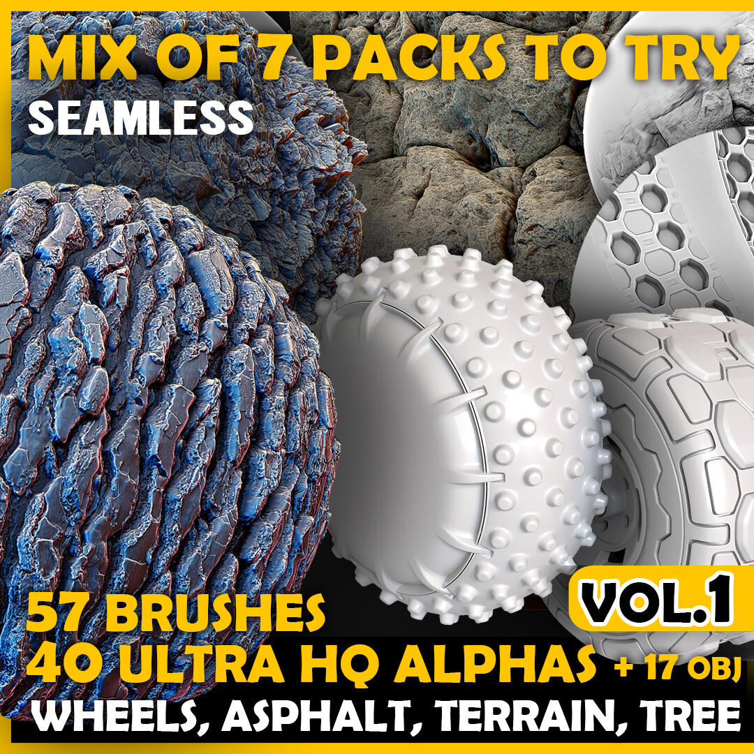 ArtStation - mix of my 7 products to try - vol.1