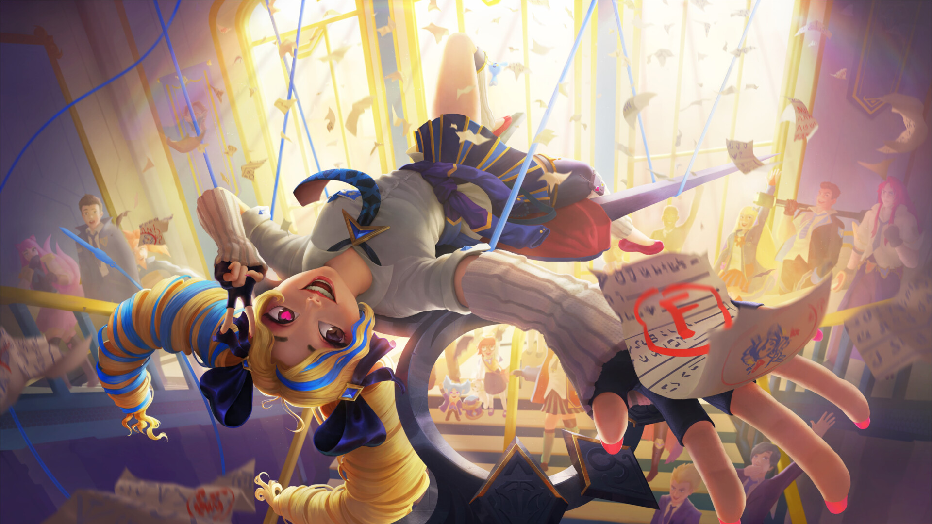 ArtStation - Fanart Gwen Battle Academy Splash art