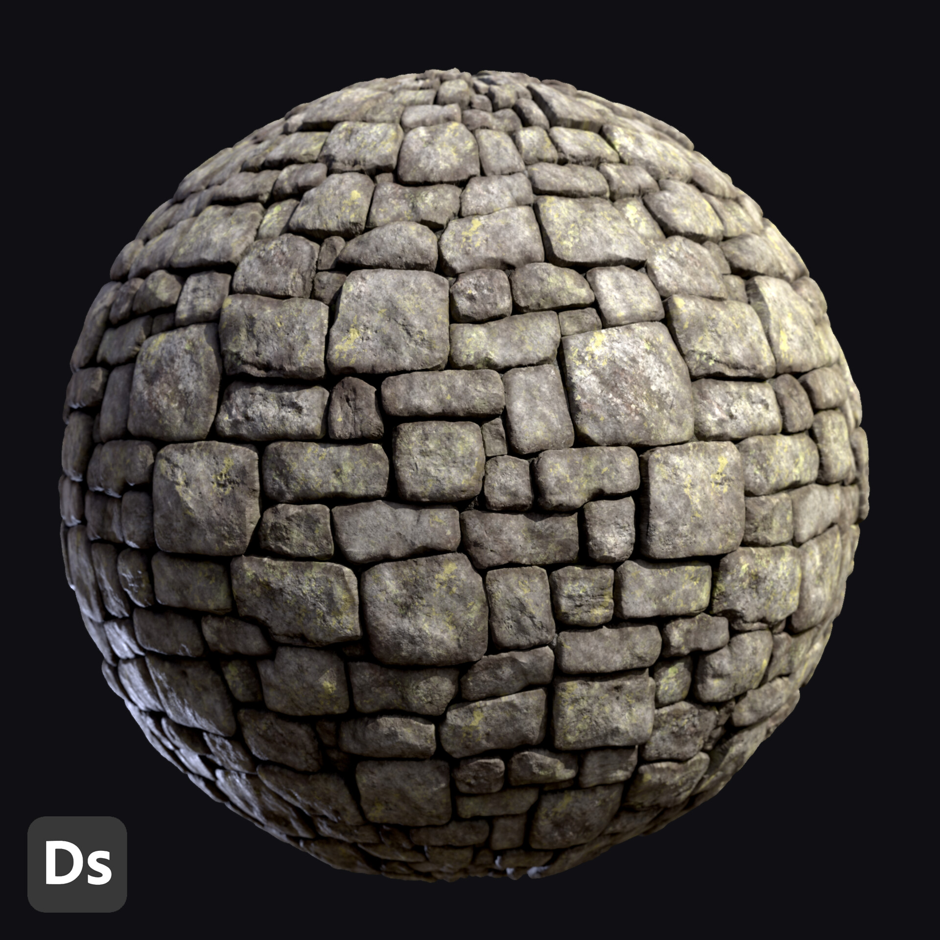 ArtStation - Japanese Stacked Stone Wall Texture