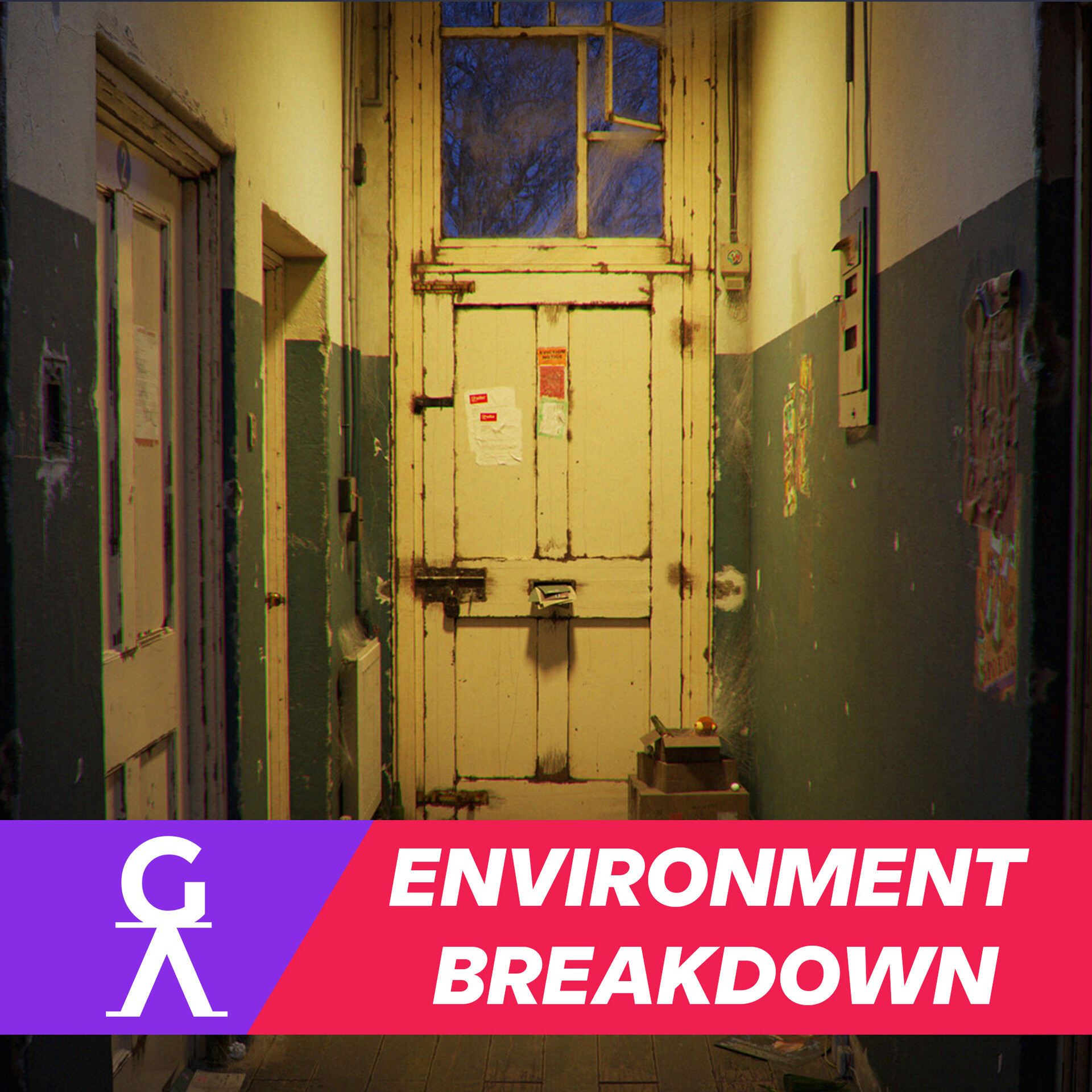 ArtStation - The Silent Corridor - Environment Breakdown - Rahul Sonawane