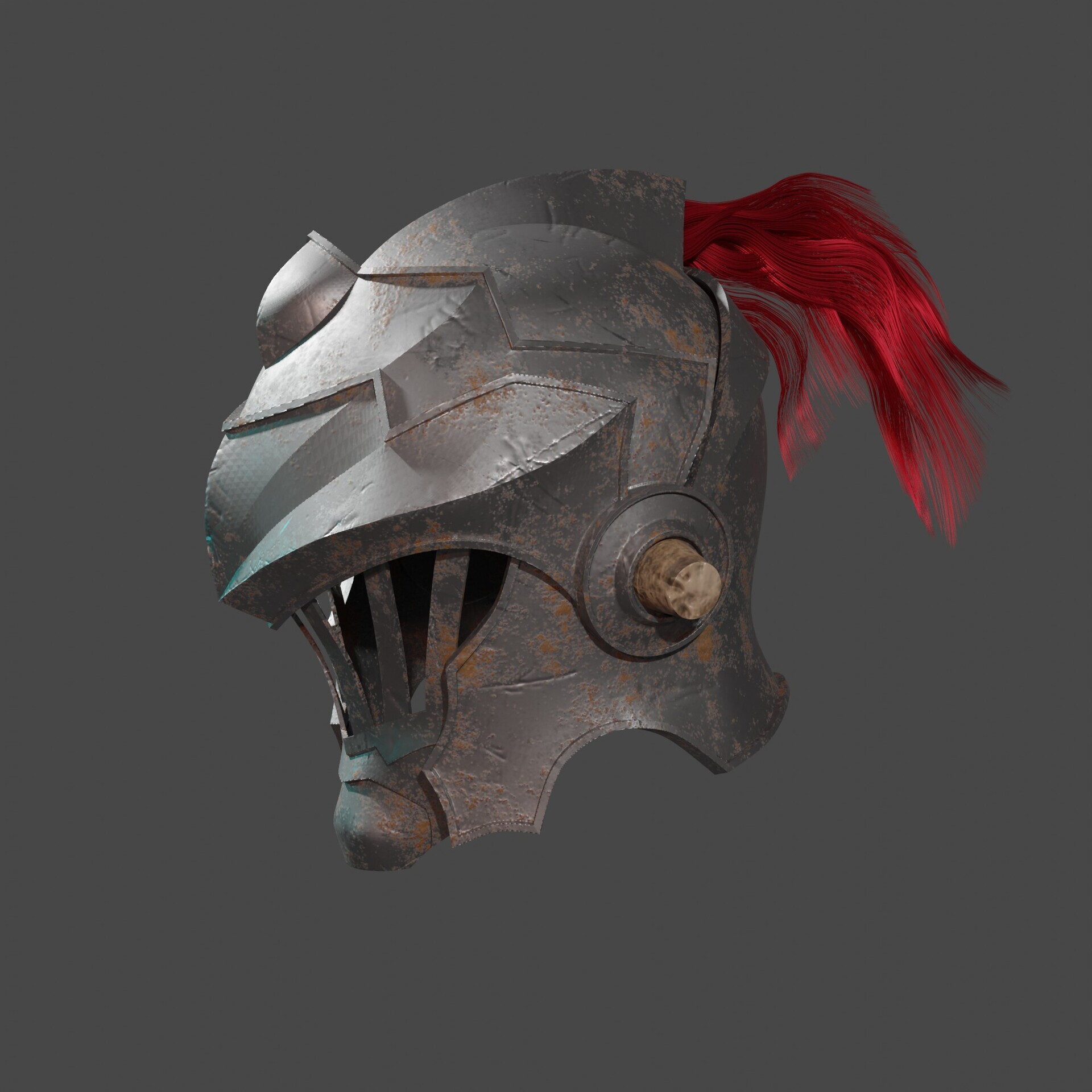 ArtStation - Goblin Slayer Helmet exercise