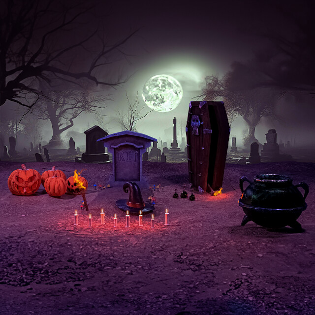 ArtStation - Game Ready Halloween Pack | Cooperative Work with Samet Yapıcı