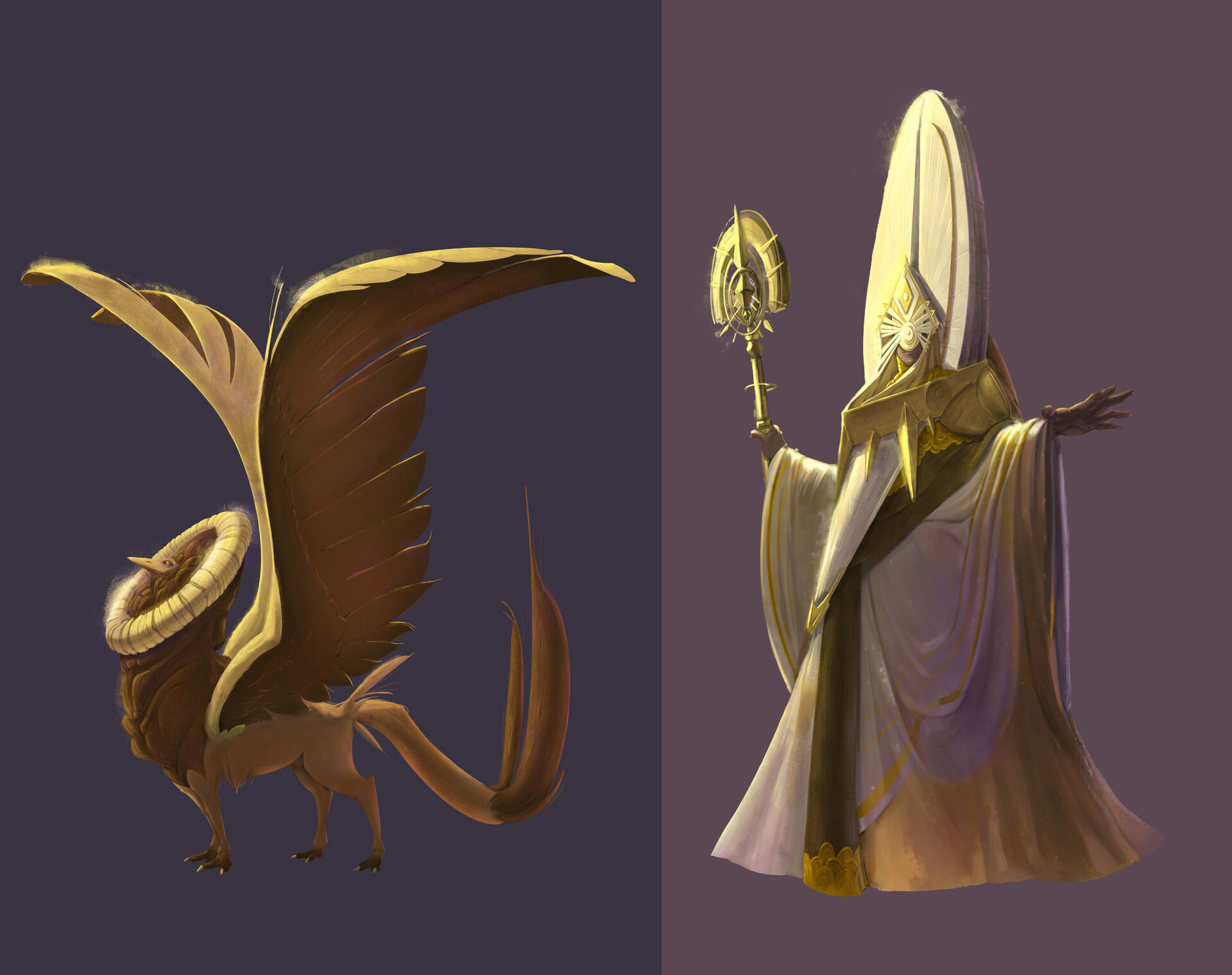 ArtStation - Solar God and his mount