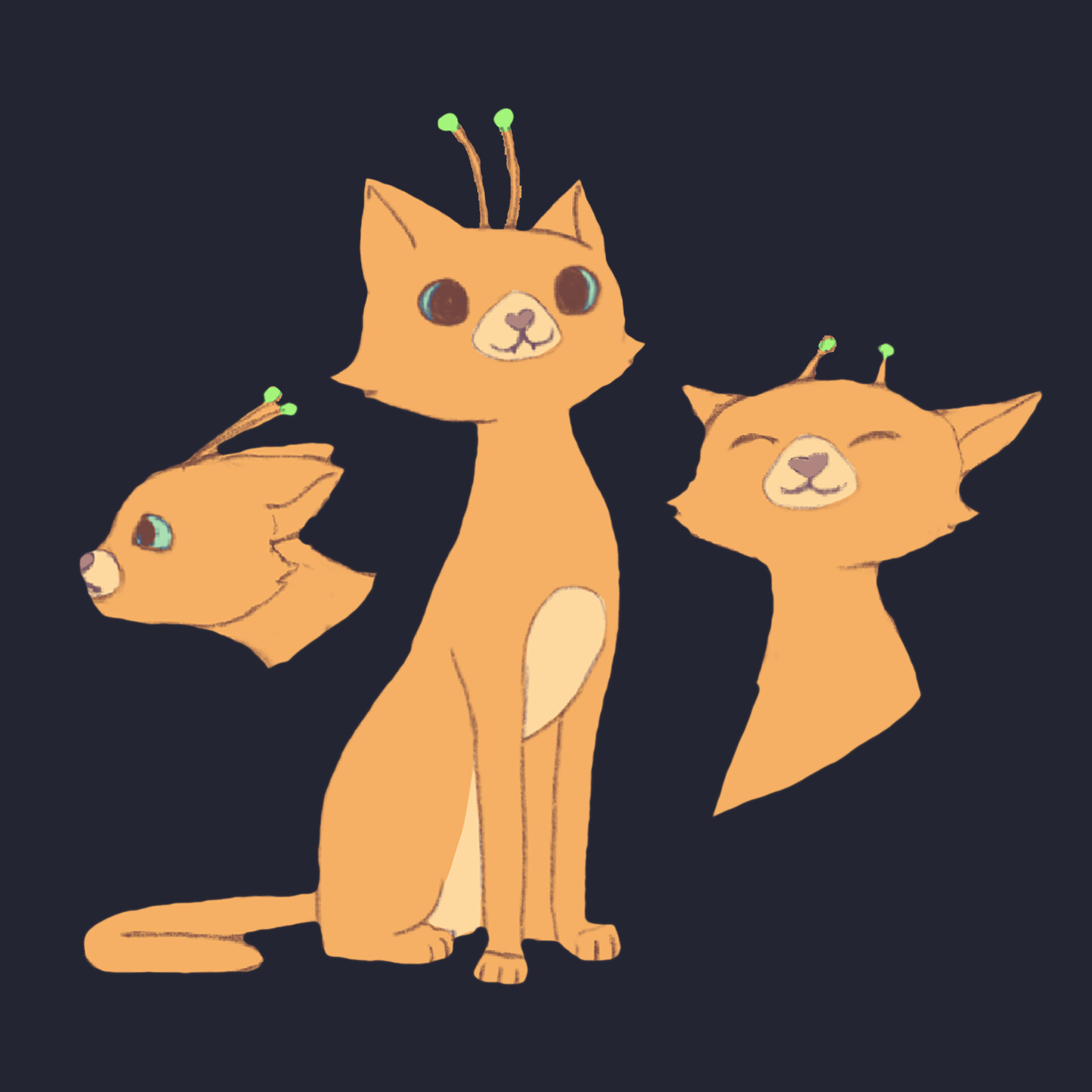 ArtStation - Alien Cat Concept
