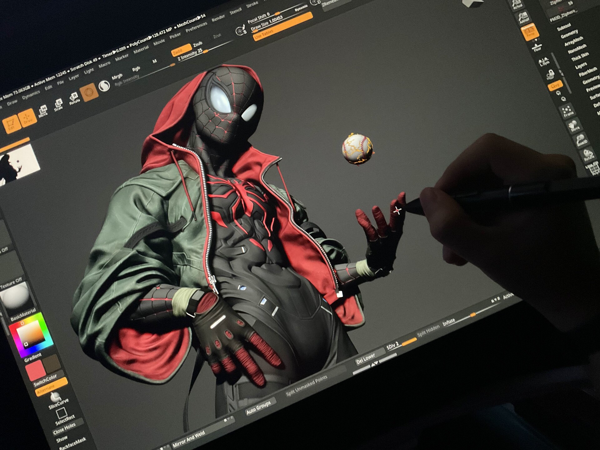 ArtStation - SPIDER-MAN Miles Morales WIP