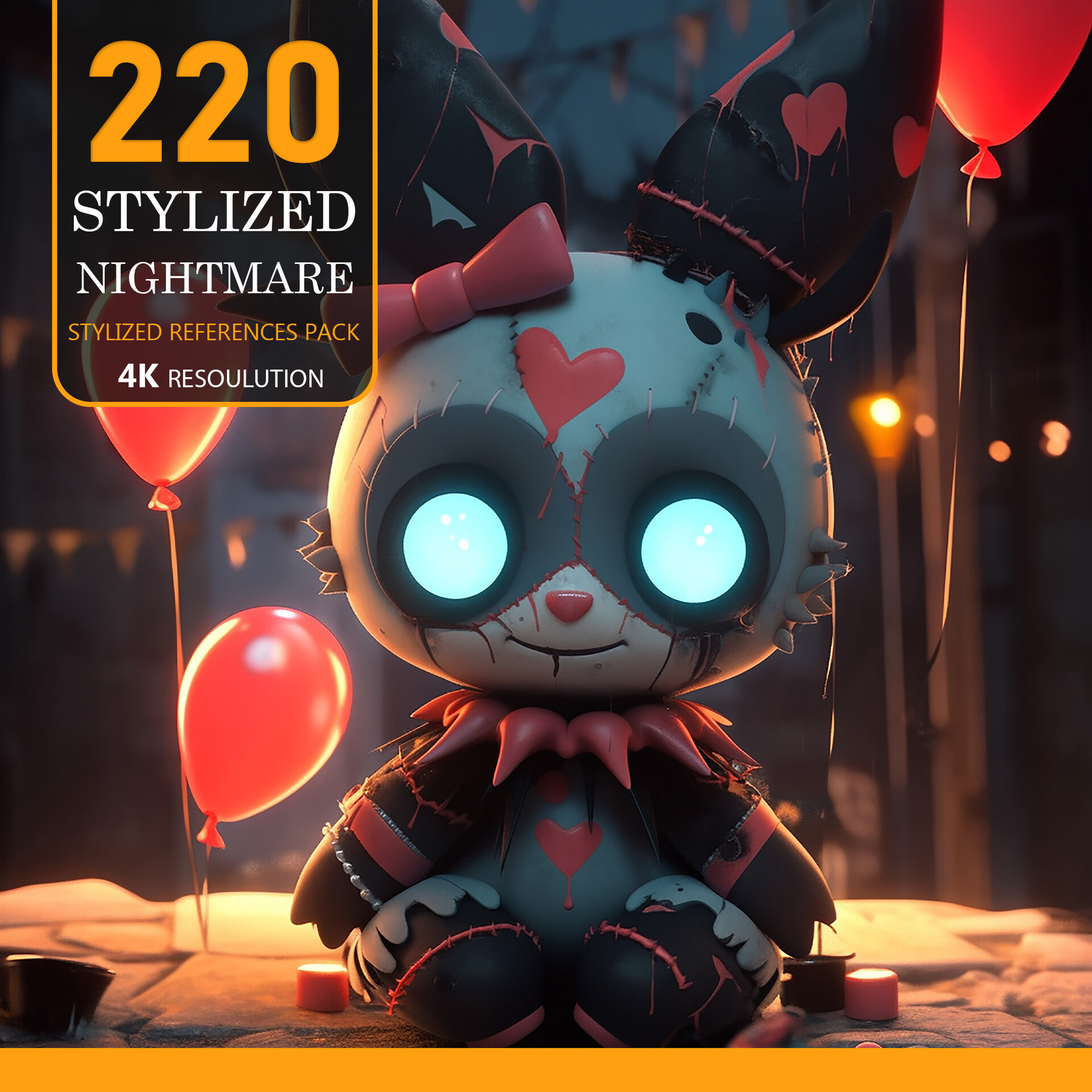 ArtStation - Stylized Nightmare Vol.61-4K|Stylized References Pack