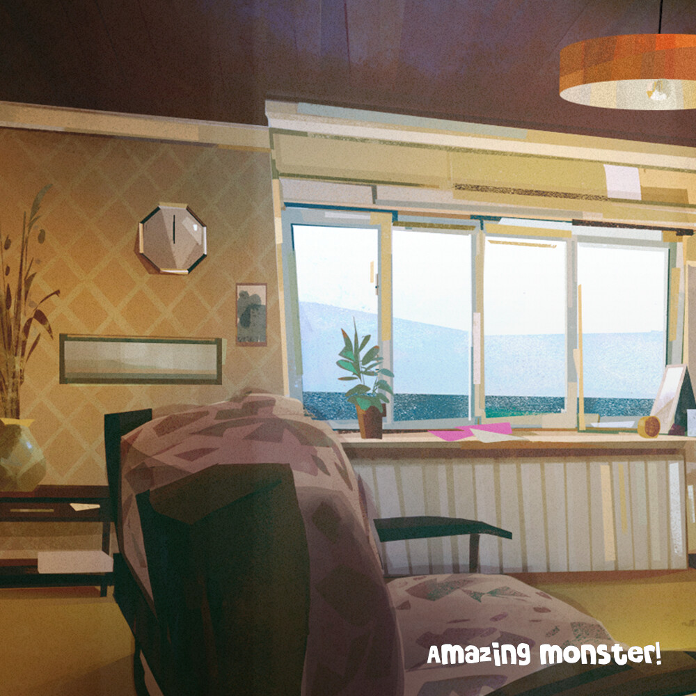 ArtStation - AMAZING MONSTER - Background design