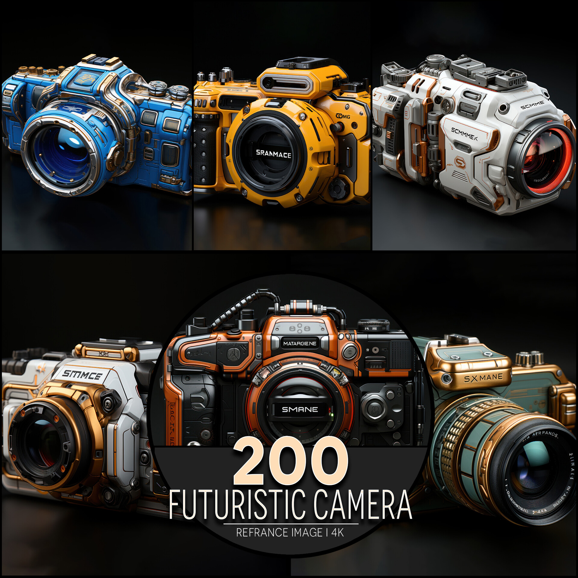 Pixel Ref - Futuristic Camera - 4K Reference/Concept Images