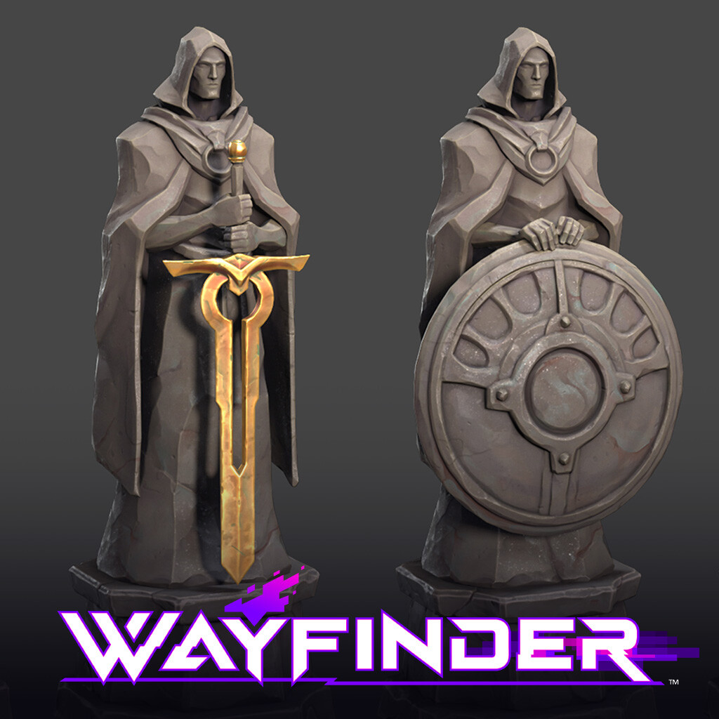 ArtStation - Wayfinder - Statues