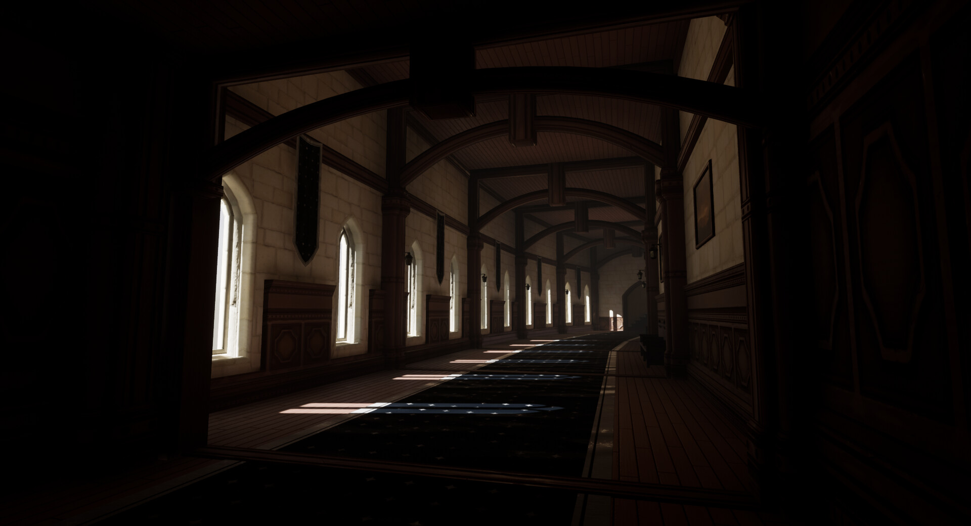 ArtStation - Modular environment - Wizard Corridor