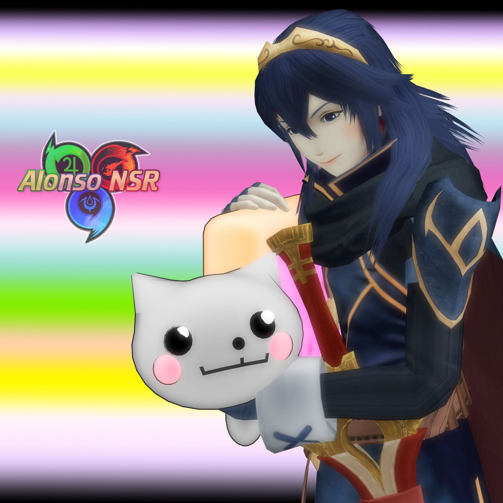 ArtStation - [MMD] Lucina meets Nyan Cat