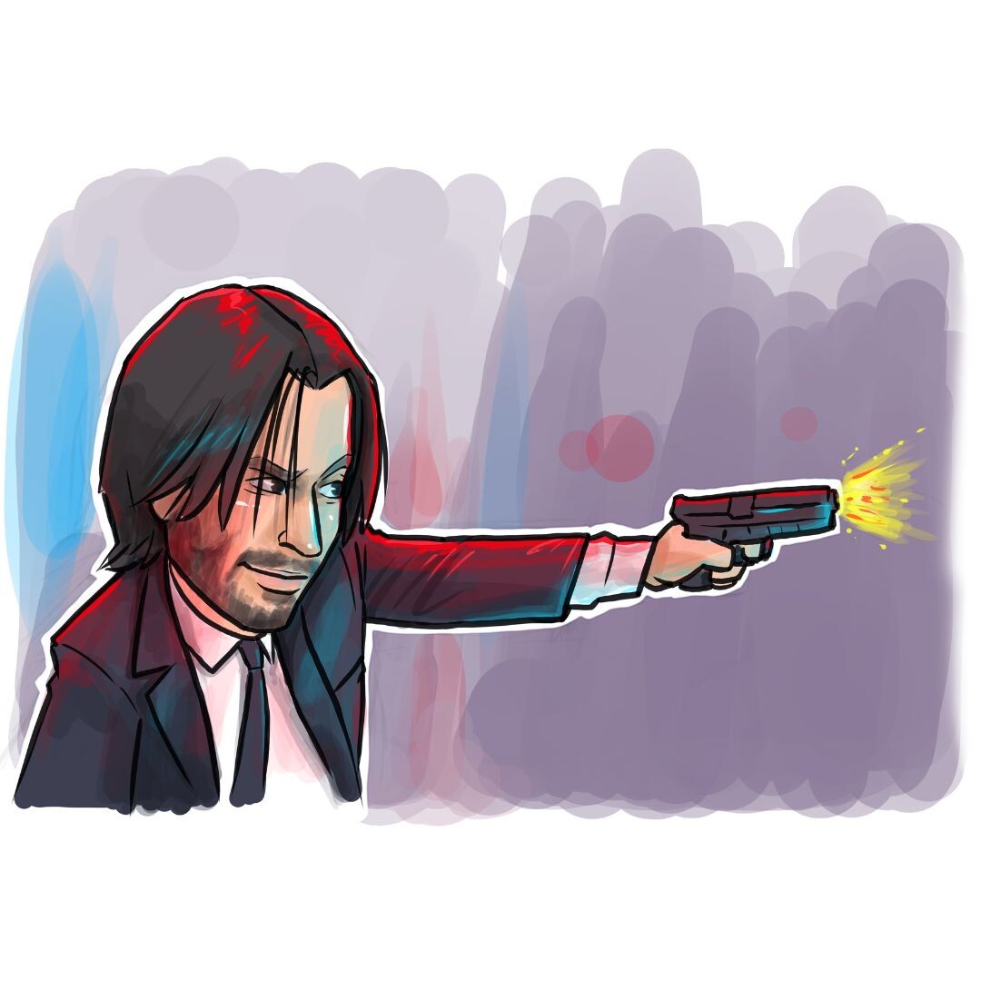 ArtStation - Keanu Reeves Cartoon