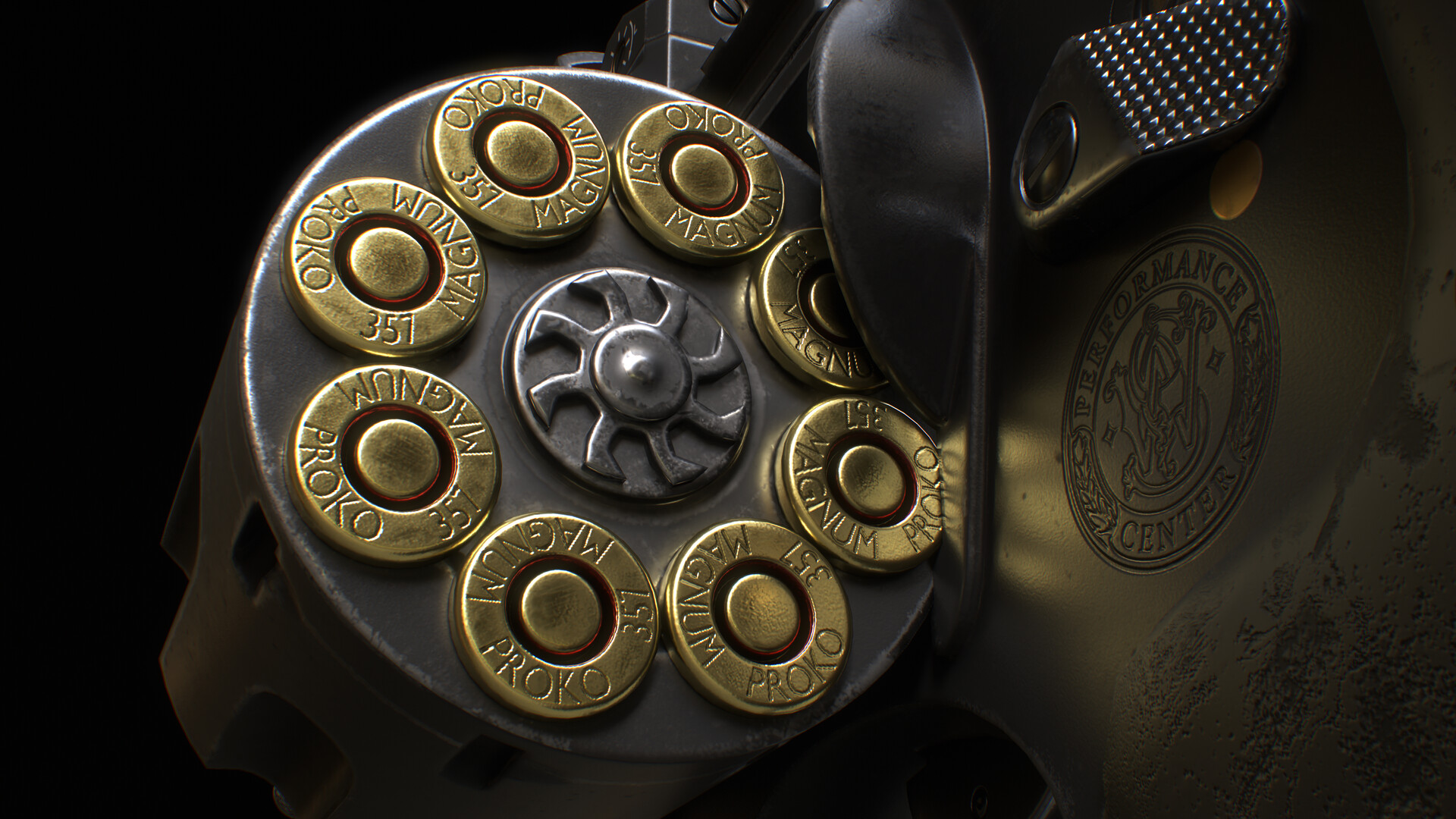 ArtStation - Game-Ready Revolver .357 Magnum