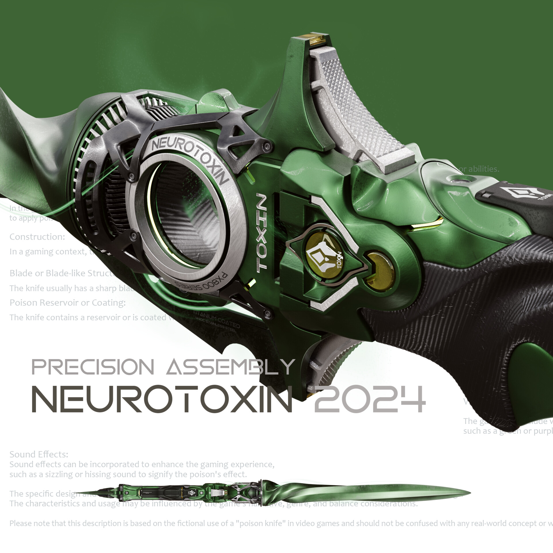 ArtStation - Poison knife