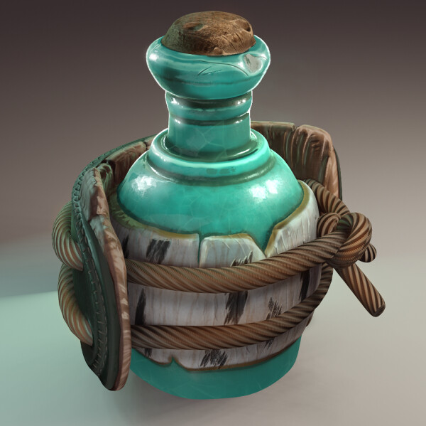 ArtStation - Project "BEREZKI": Small bottle