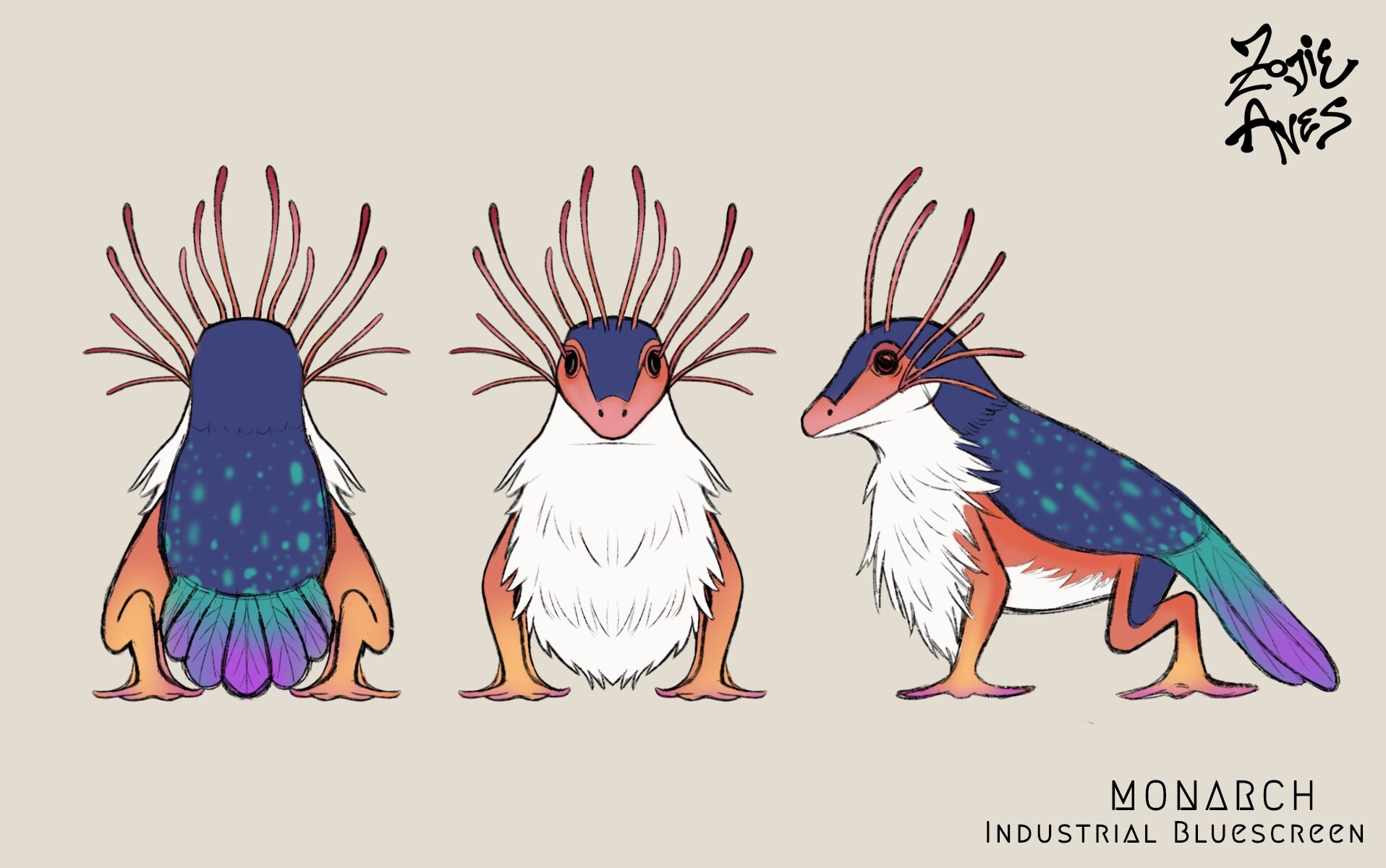 ArtStation - Monarch Creature Design
