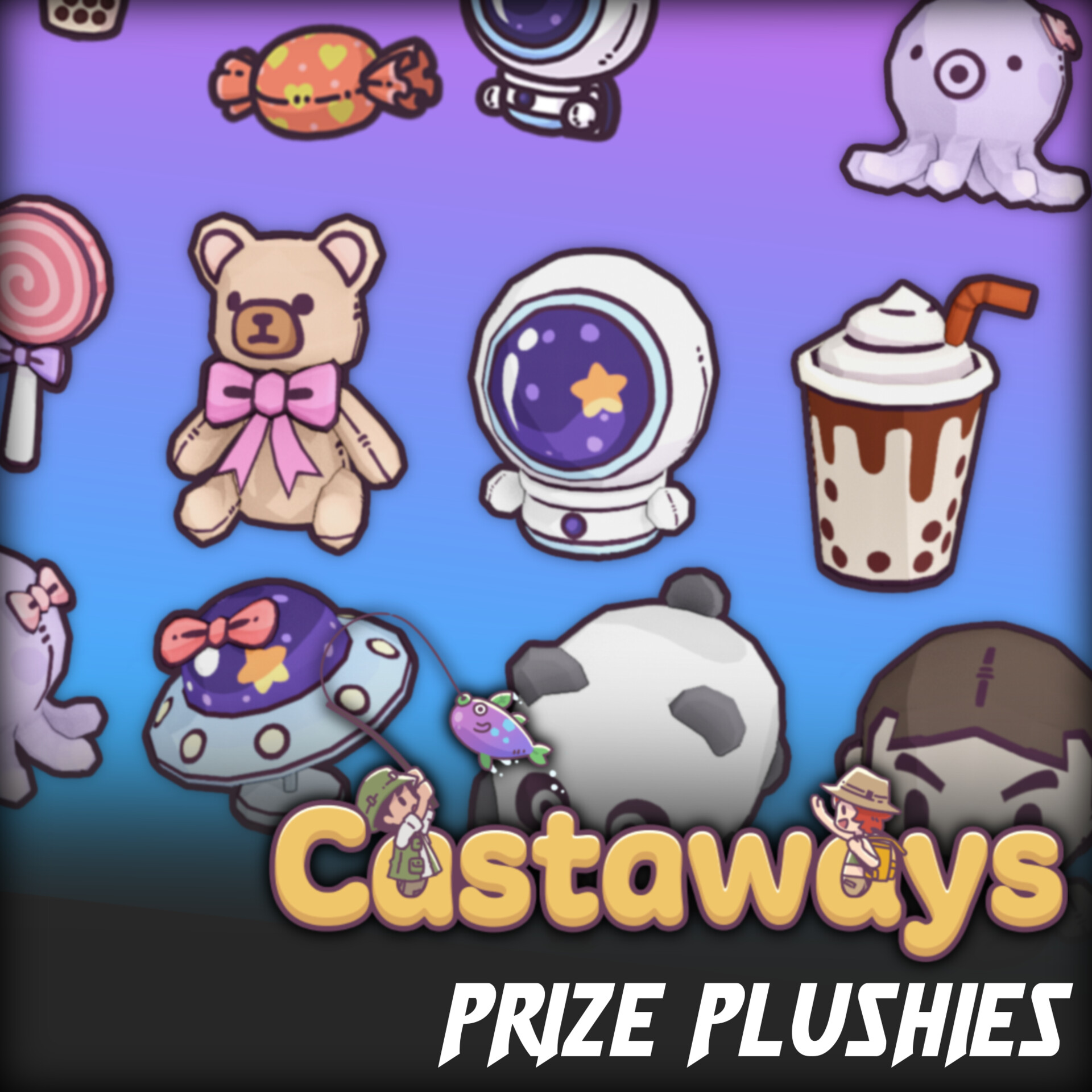 Sean Gause - Prize Plushies - Castaways