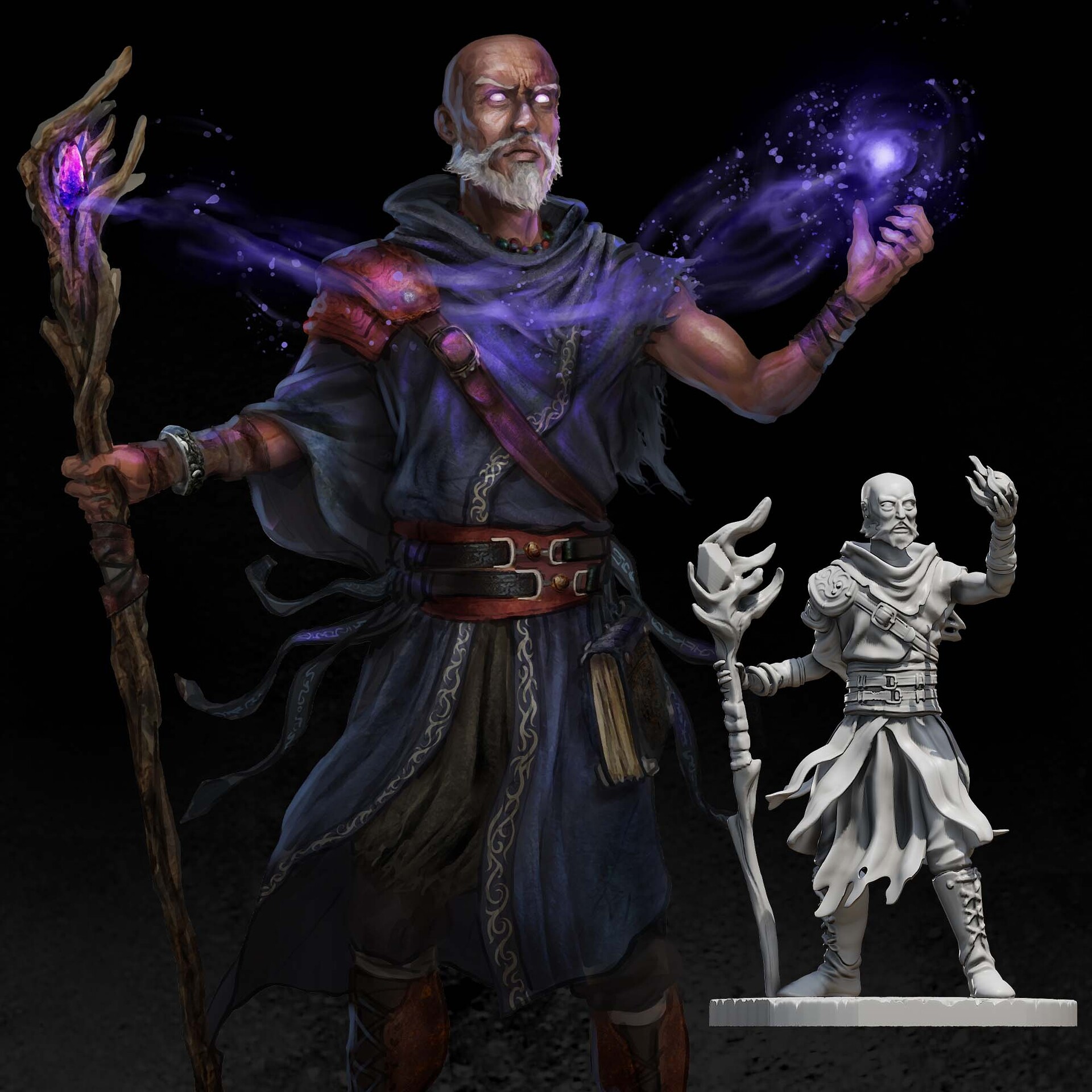 ArtStation - Fantasy Character 1 - Miniature and Concept Art