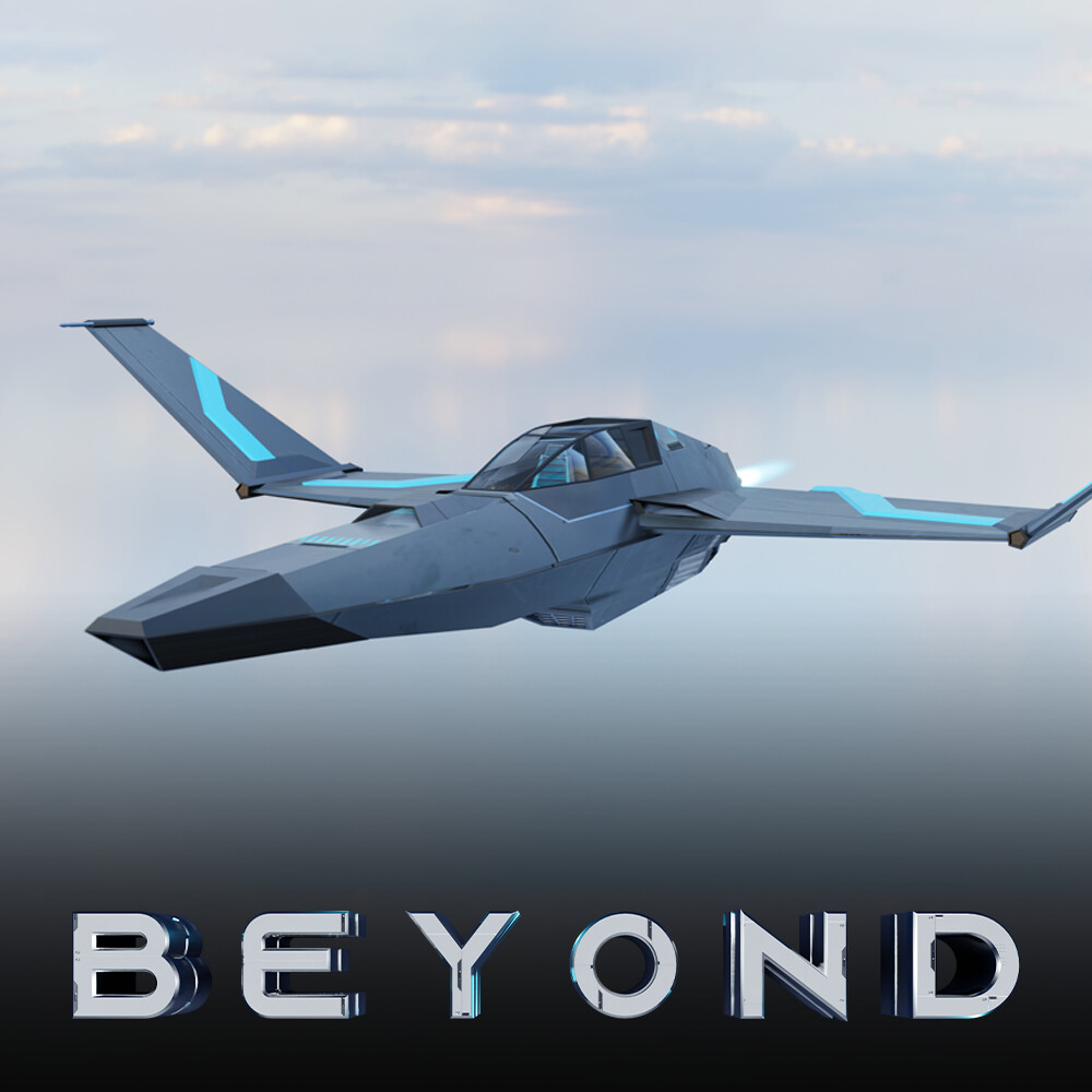 ArtStation - Sci-fi Space fighter