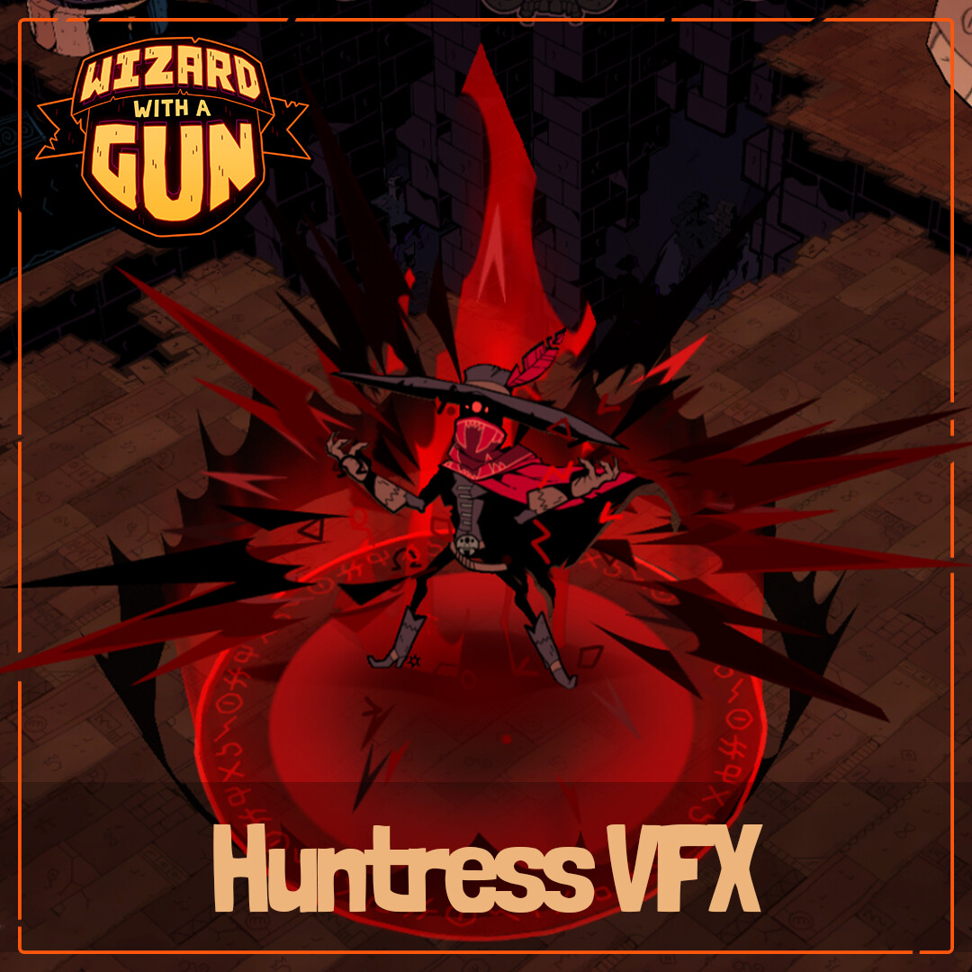 ArtStation - Wizard with a Gun VFX - Huntress Boss