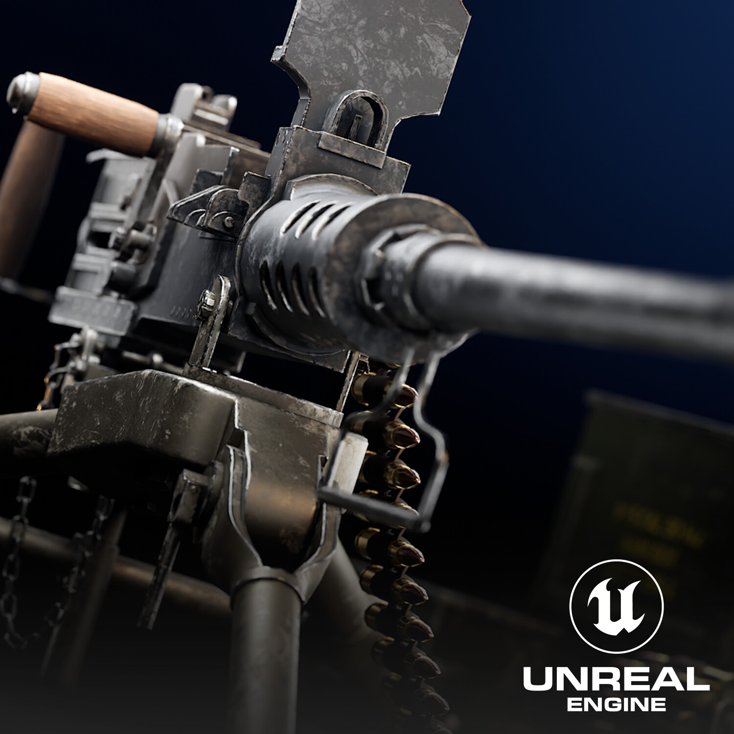 ArtStation - Browning M2 with M3 tripod