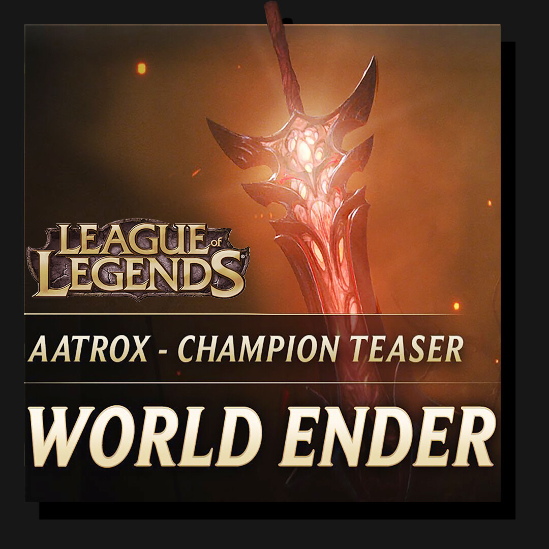 ArtStation - Aatrox 2018 - League of Legends