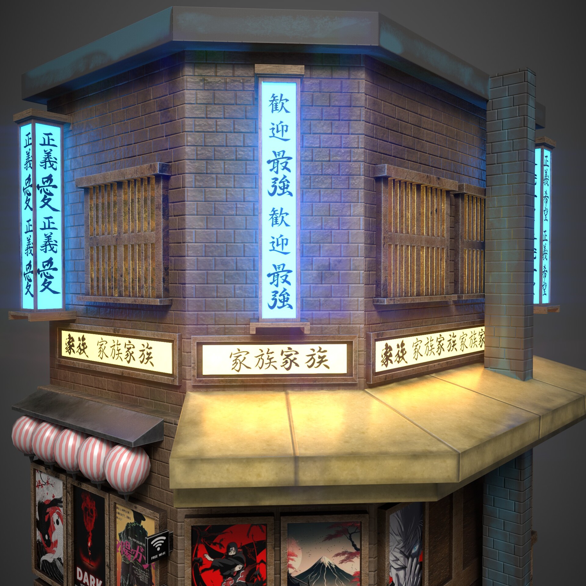 ArtStation - JAPENESE BUILDING