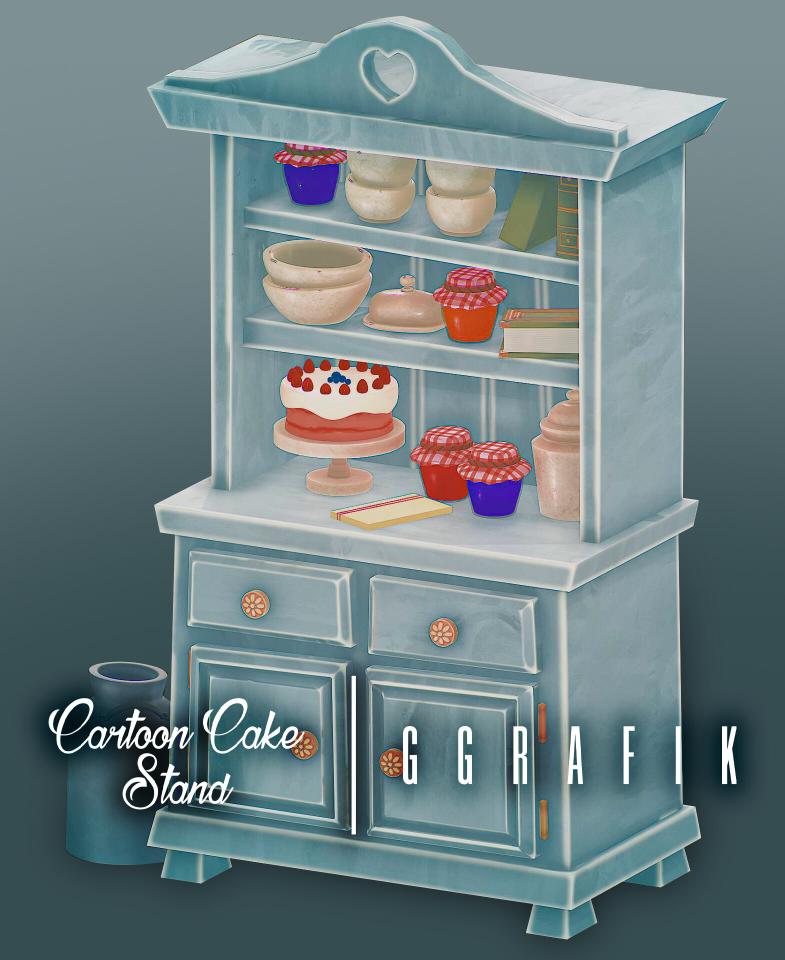 ArtStation - Cartoon Cake Stand
