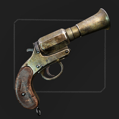 ArtStation - Fan Art: Hunt Showdown Flare Gun