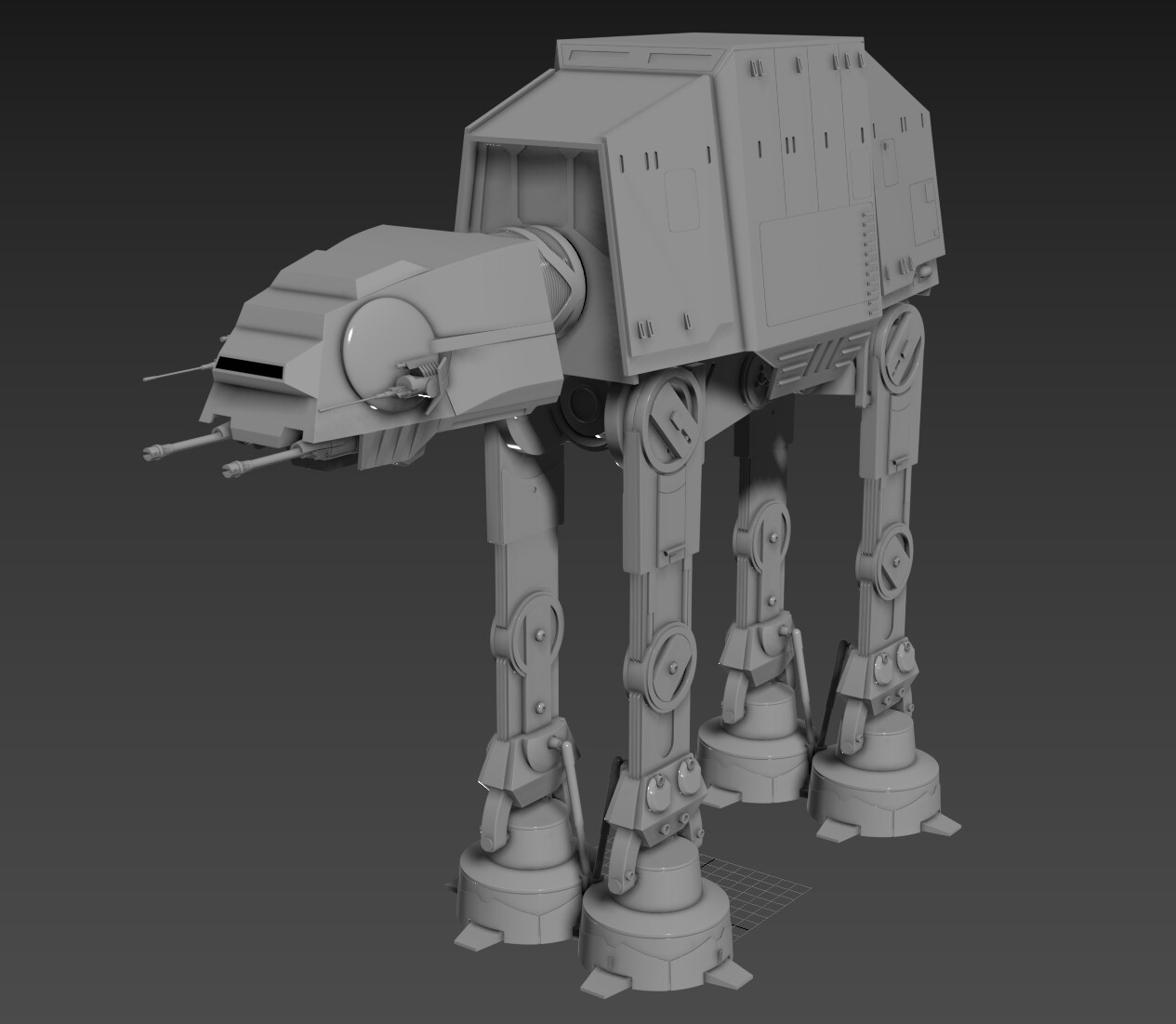 ArtStation - AT-AT walker WIP