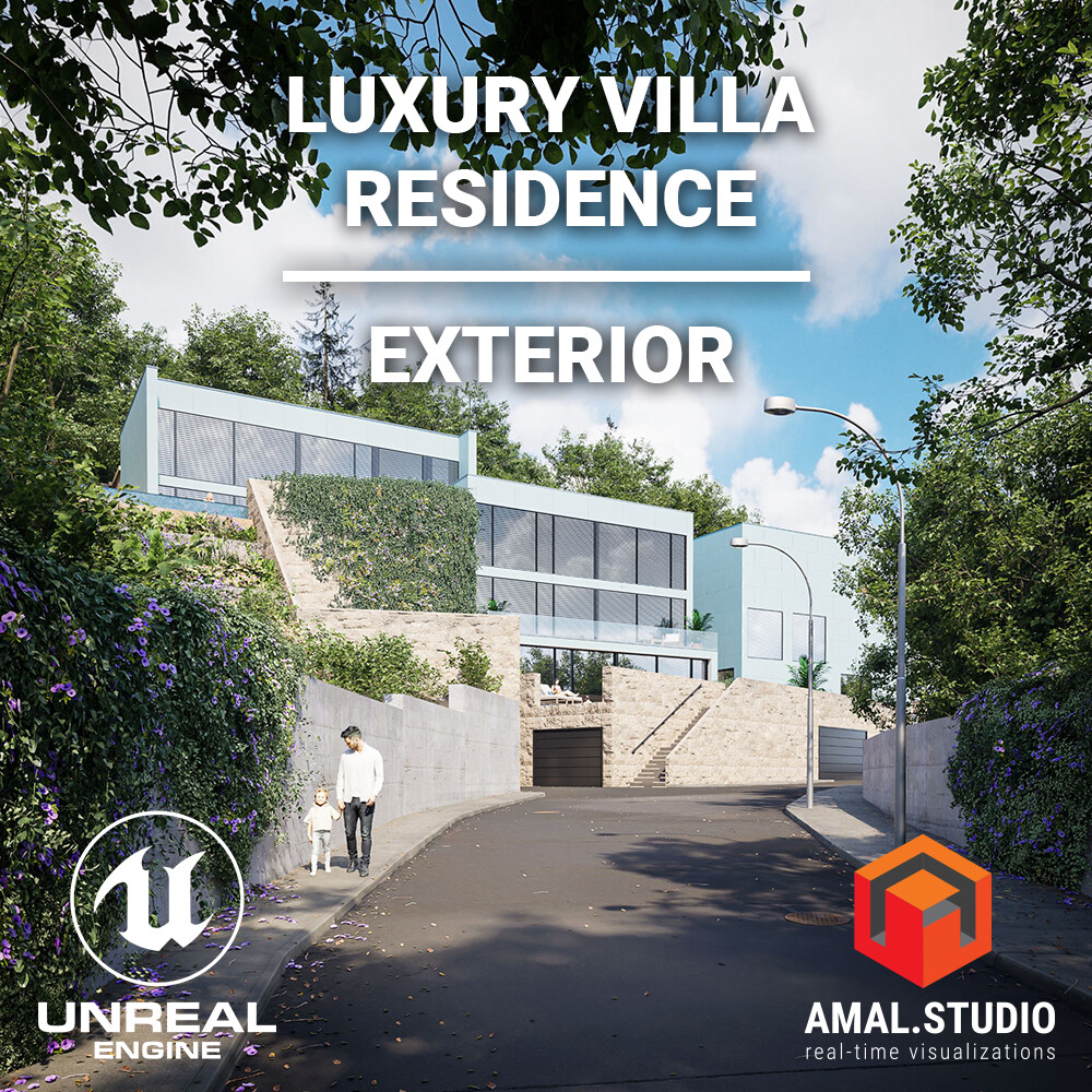 ArtStation - Luxury Villa Residence | Exterior