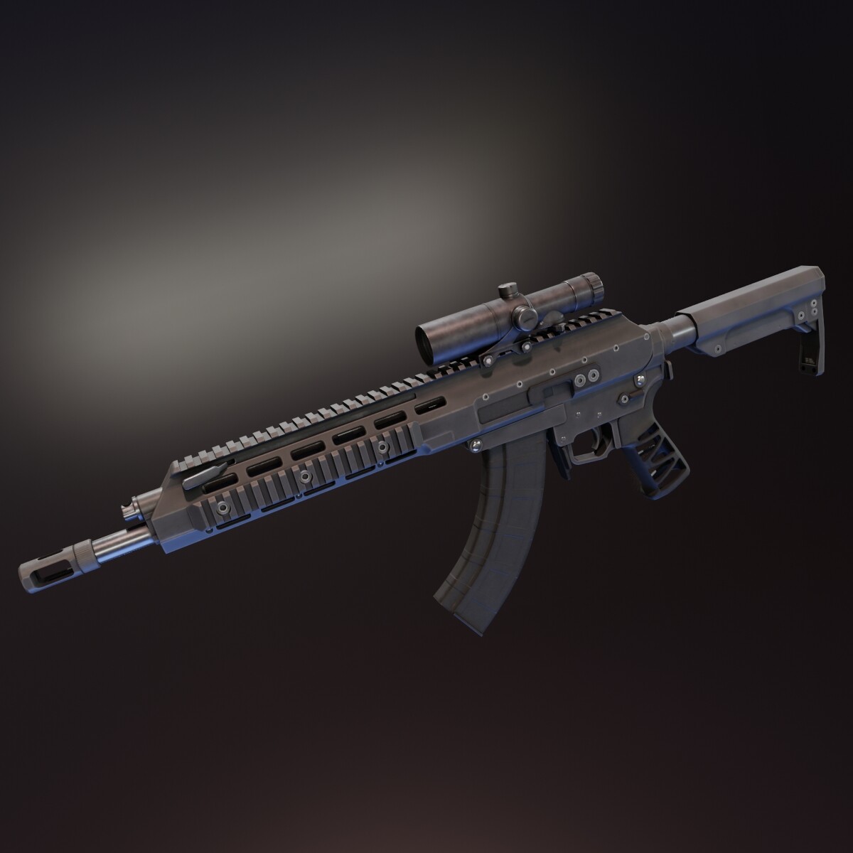 ArtStation - Arak21 MK47 Rifle