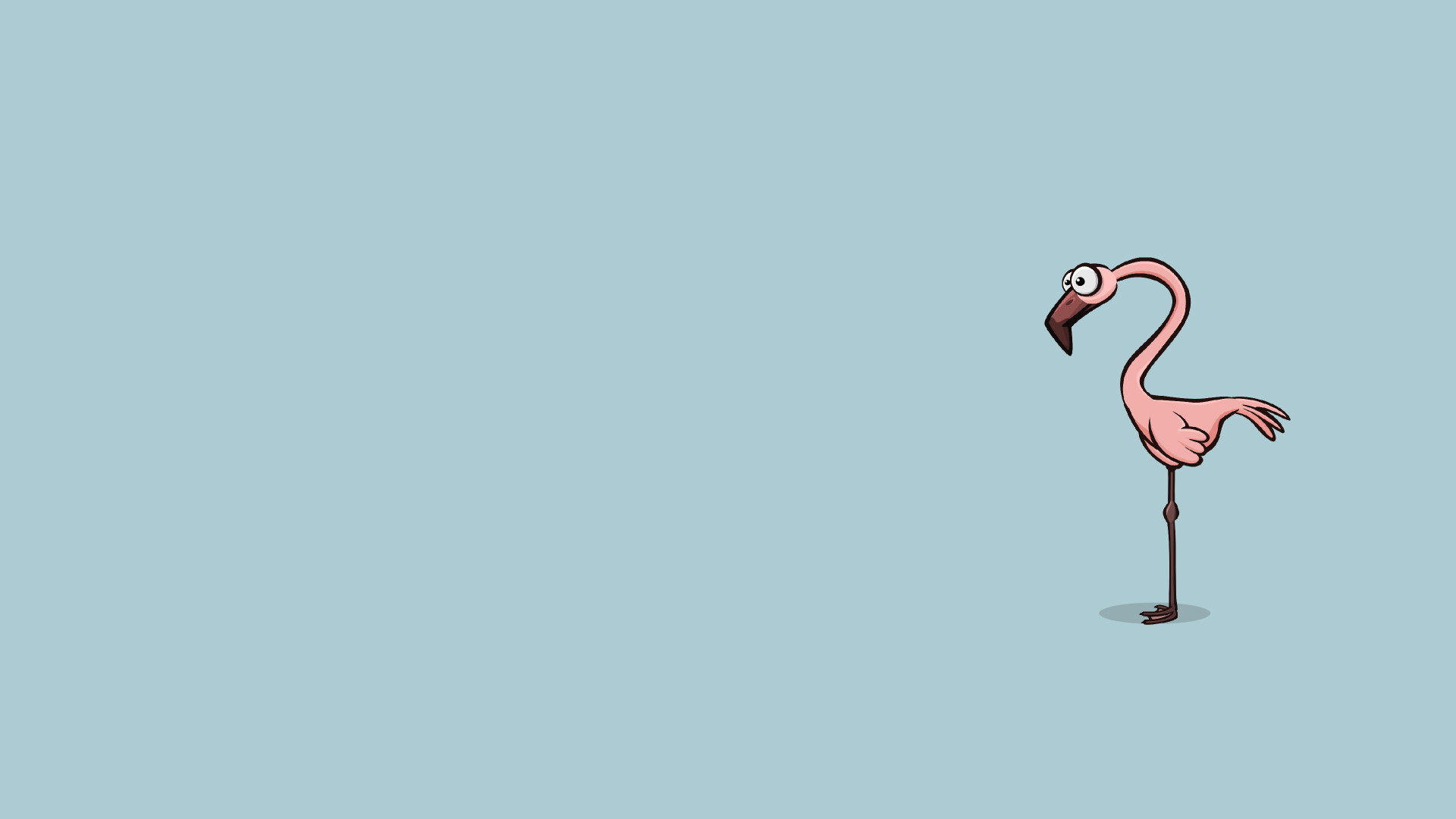 Robert Brooks - Animated flamingo game sprite