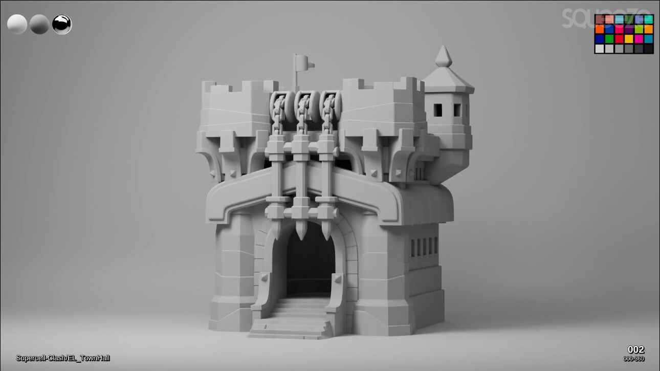 ArtStation - Supercell Clash assets