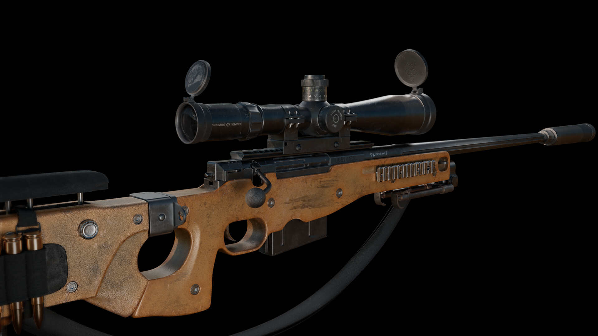 ArtStation - L115A3 sniper rifle