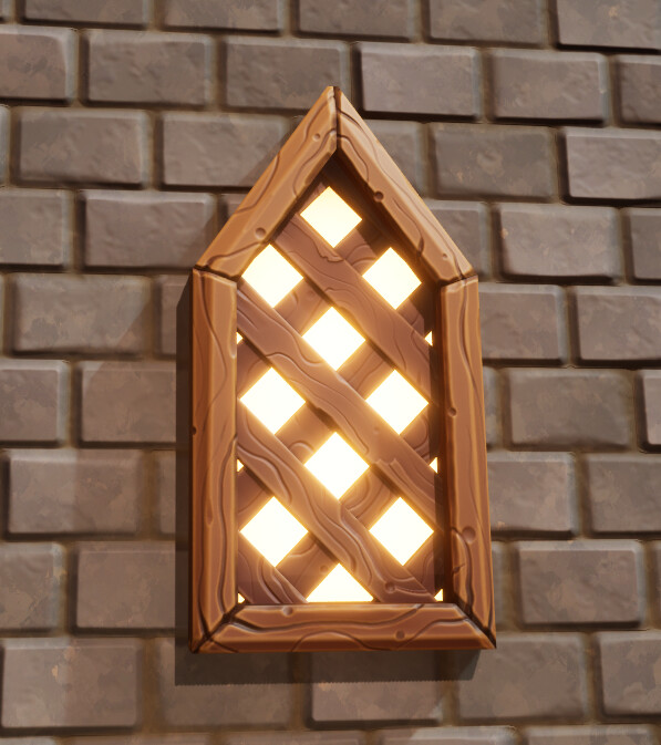 ArtStation - Stylized window