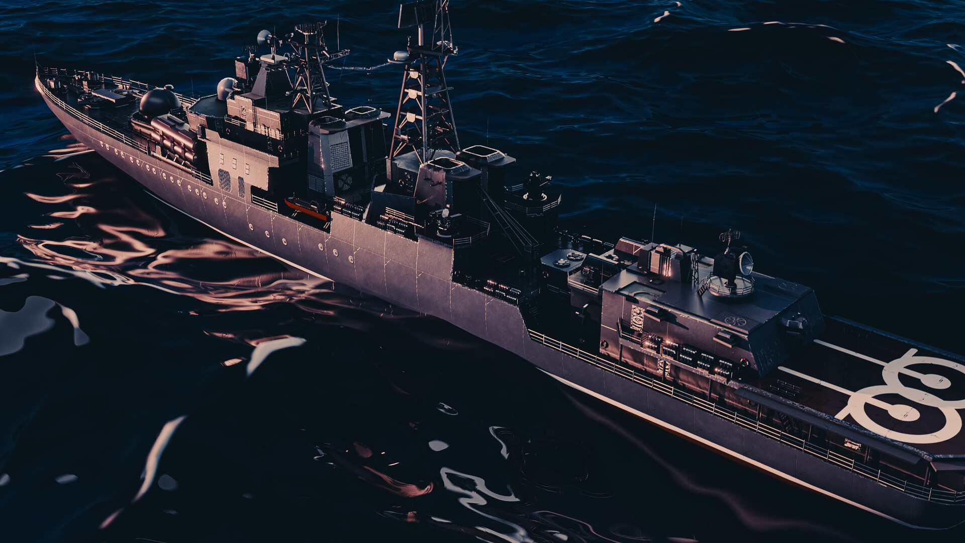 ArtStation - Destroyer Admiral Chabanenko