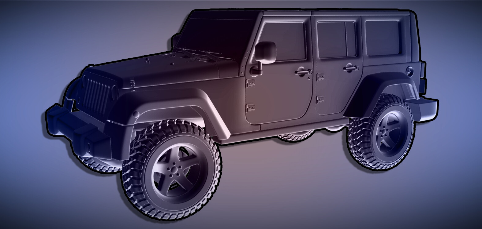 ArtStation - JEEP Wrangler