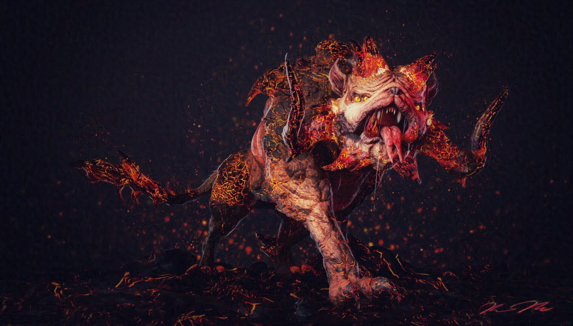 ArtStation - Hell Hound