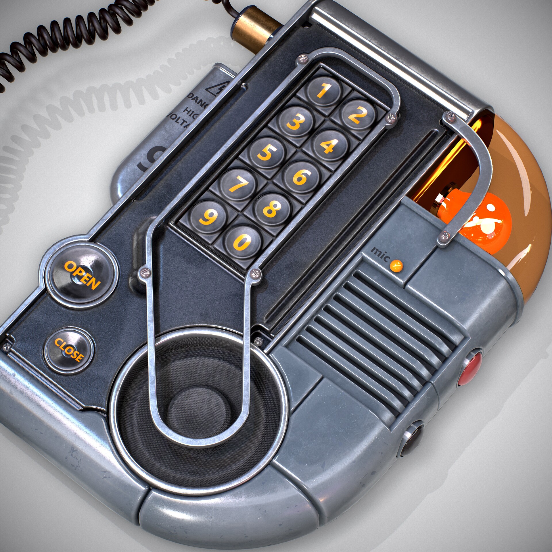 ArtStation - The Door Access Control Low-Poly