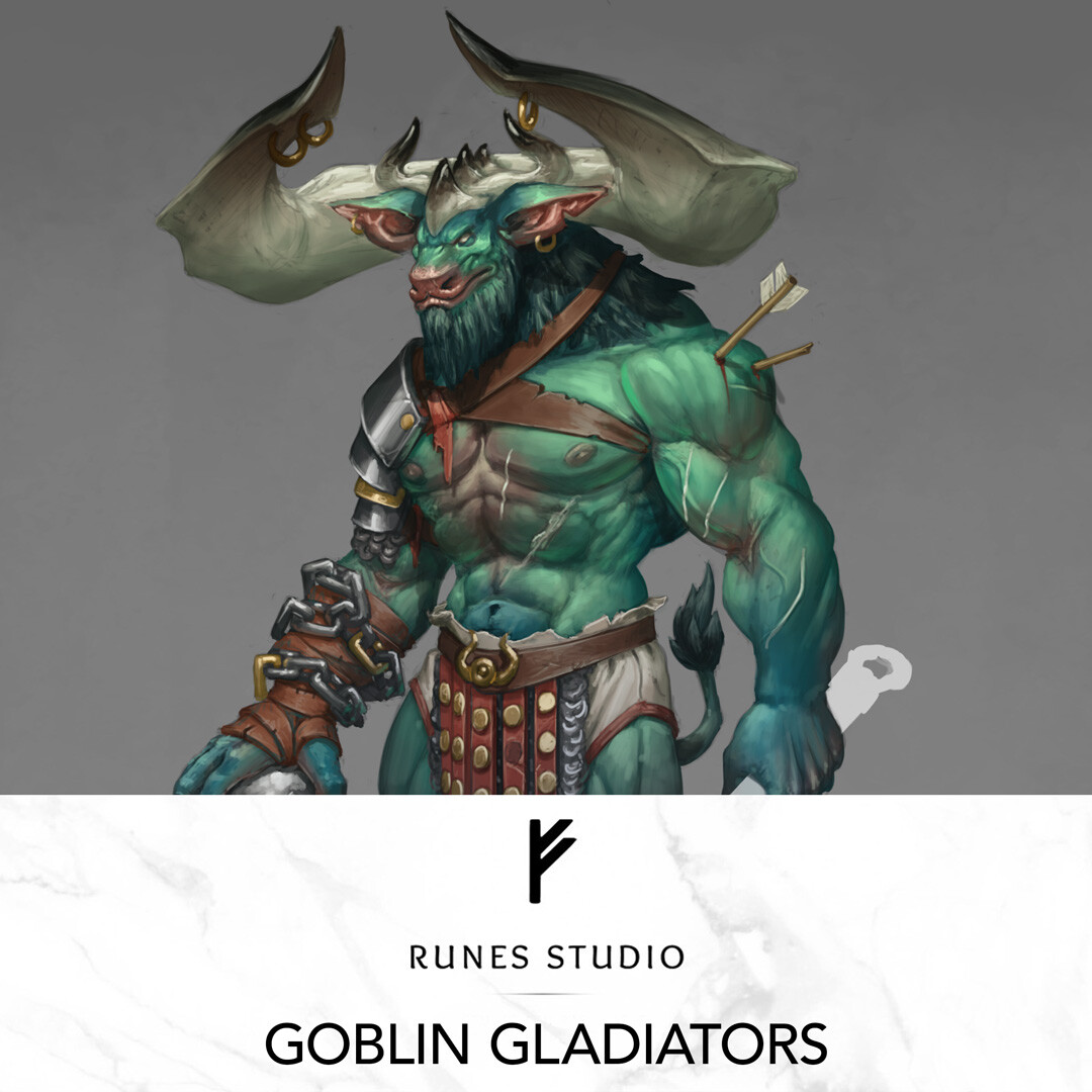ArtStation - Goblin Minotaur