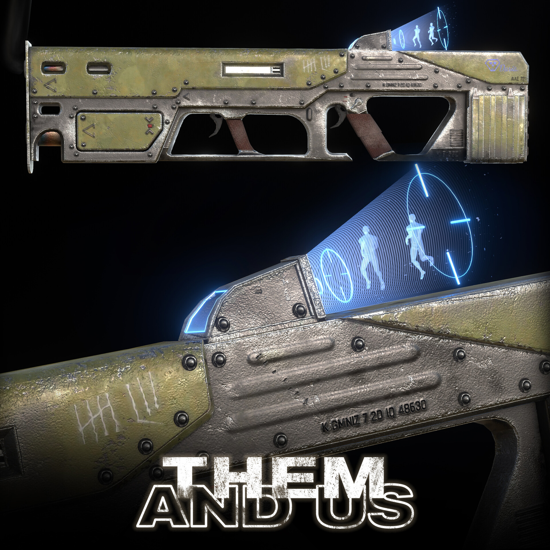 ArtStation - Heavy Rifle - Them and Us