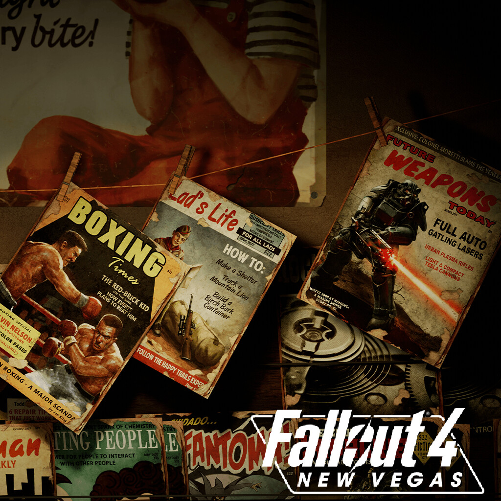 ArtStation - F4NV | Loading Screen Art Part 1