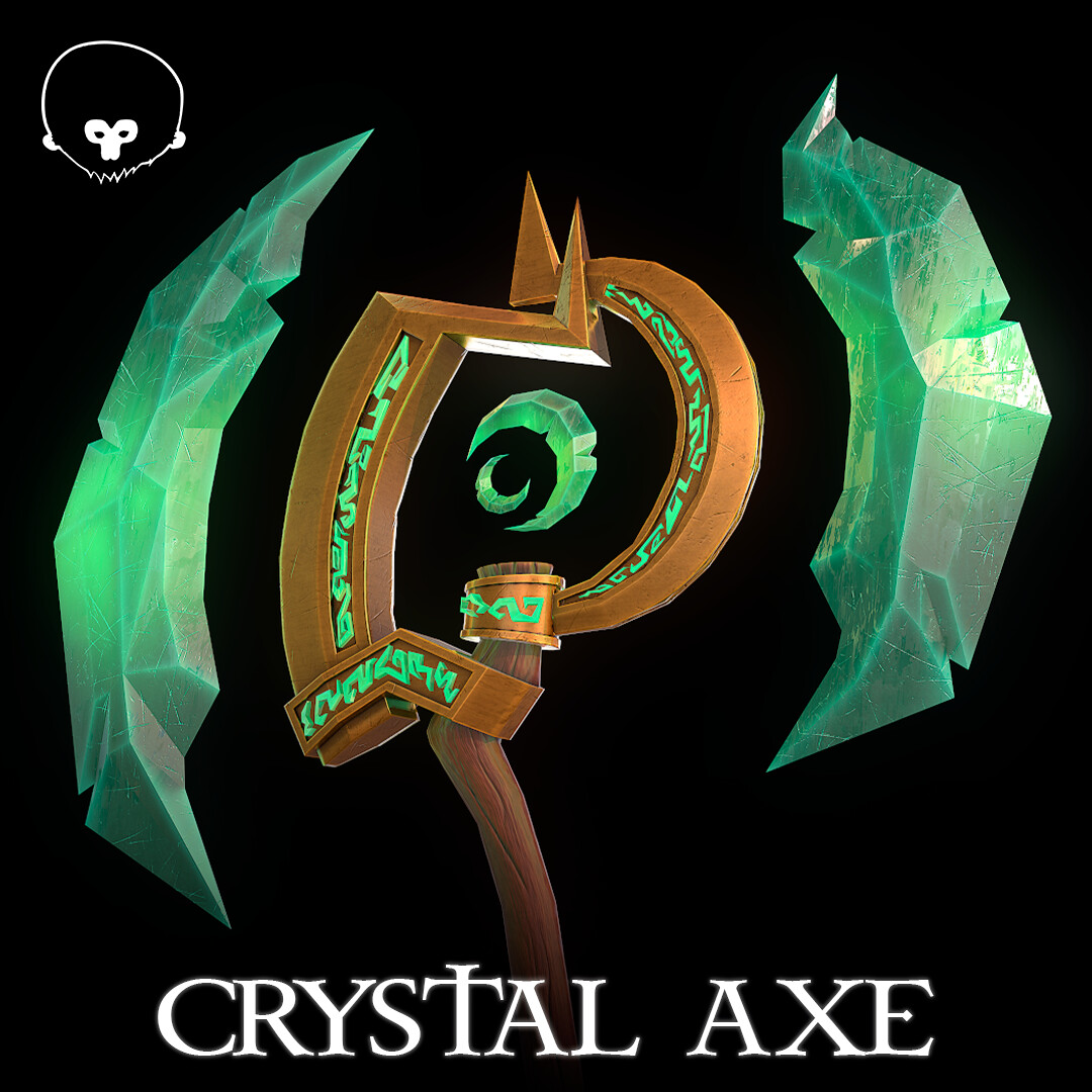 ArtStation - "Crystal Axe"