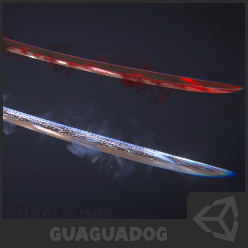 ArtStation - 武器流光特效练习\Weapon Flowing Light VFX Practice