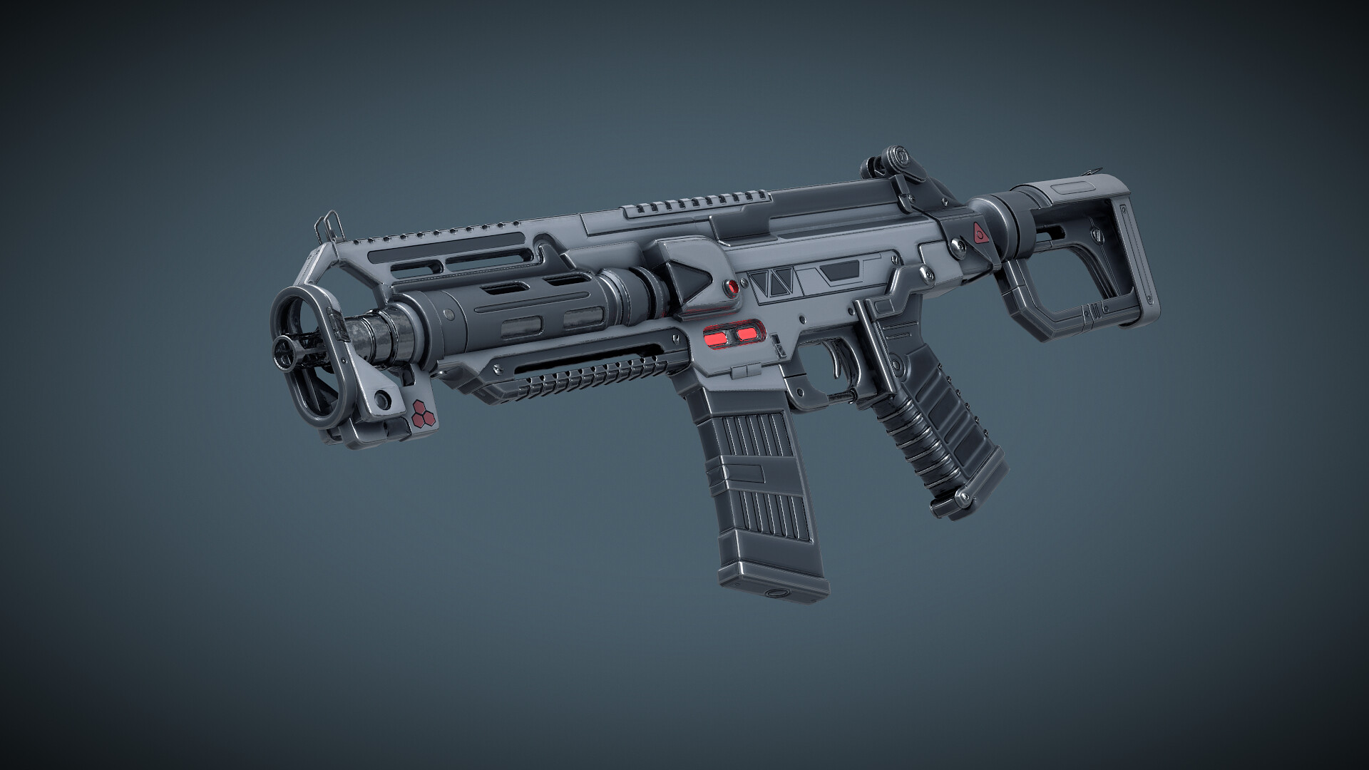 ArtStation - Cyberpunk Style Assault Rifle