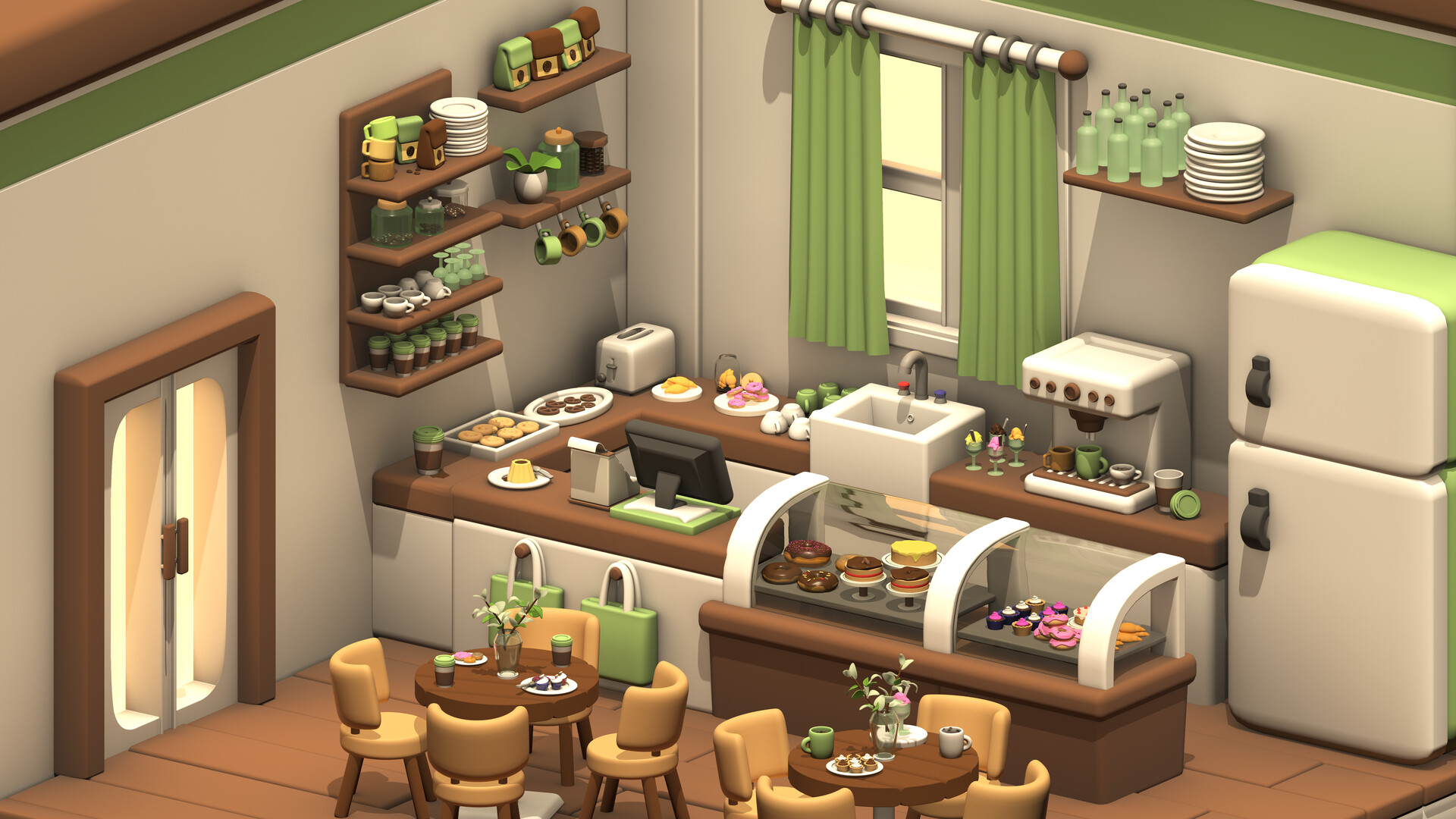 ArtStation - Stylized Isometric Bakery